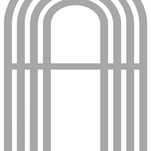 SVG File- Rainbow Arch Backdrop SVG File for Parties, Weddings, Balloon ...