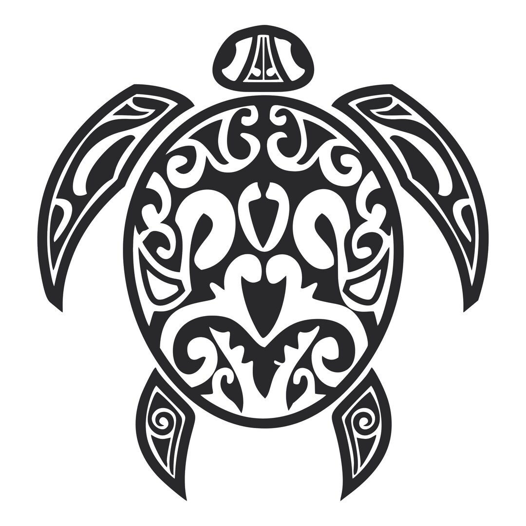 Sea Turtle SVG File, Digital. Adjustable, Window, Car, Truck Decal - Etsy