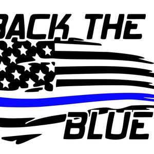 Back the Blue SVG - Etsy