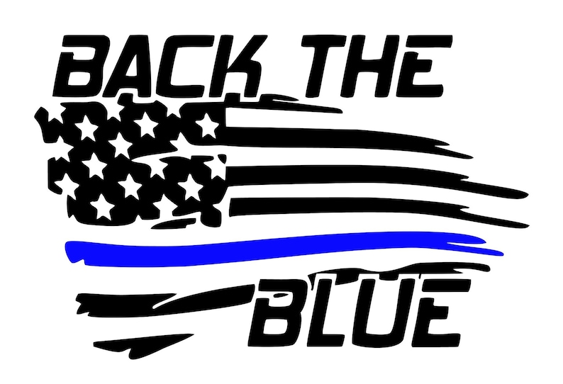 Back the Blue SVG - Etsy