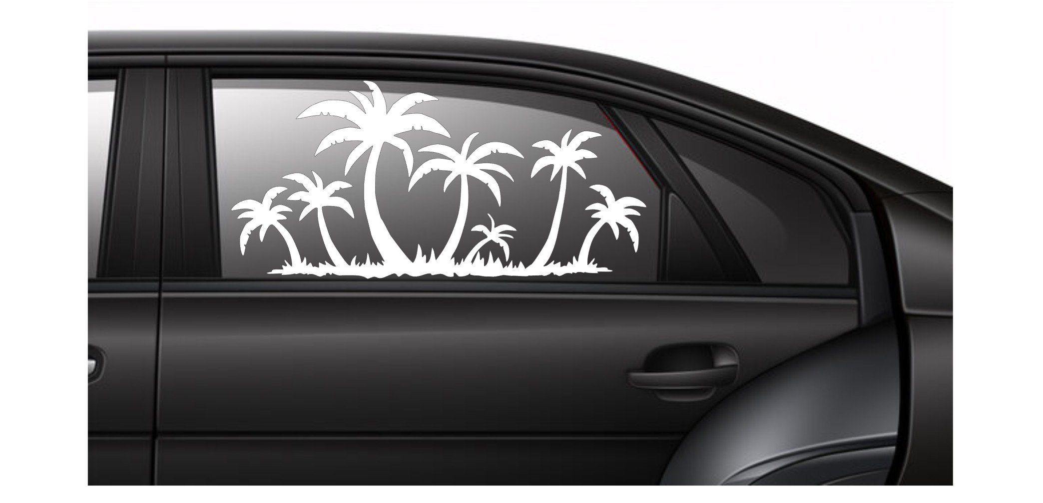 Palm Trees SVG File, Digital. Adjustable, Window, Car, Truck Decal - Etsy
