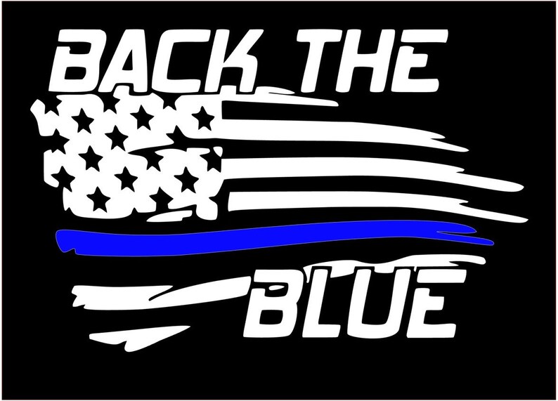 Back the Blue SVG - Etsy