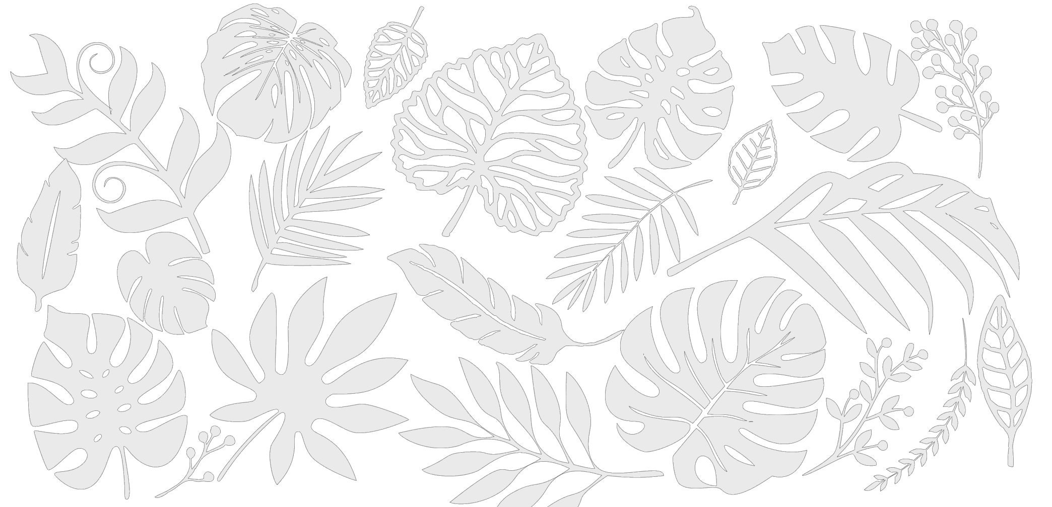 Leaf Print SVG File, Digital. Adjustable, Window, Car, Truck Decal - Etsy
