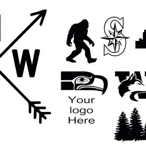 Pacific Northwest SVG Customizable, Seattle, West Coast, Big Foot ...