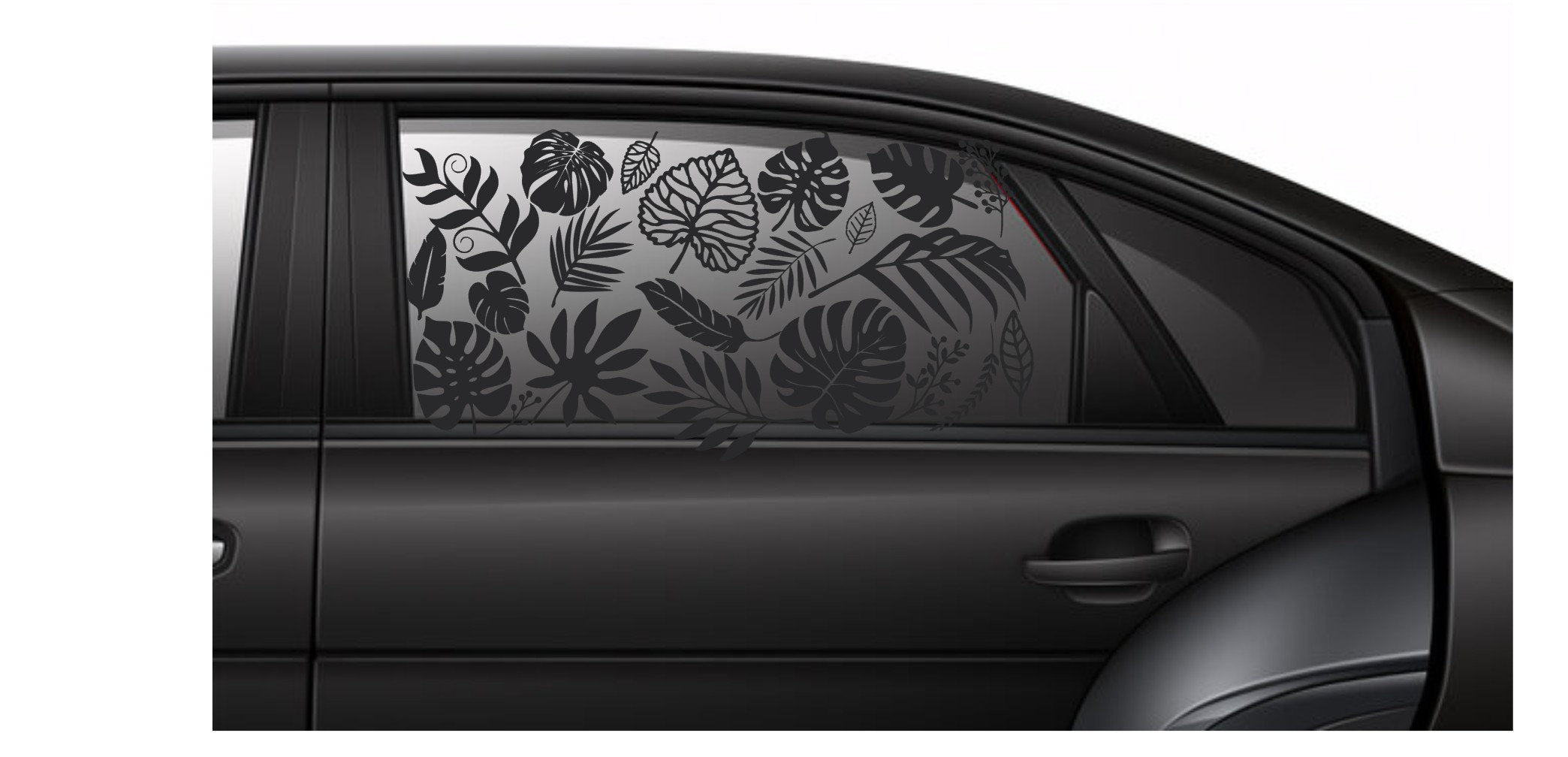 Leaf Print SVG File, Digital. Adjustable, Window, Car, Truck Decal - Etsy