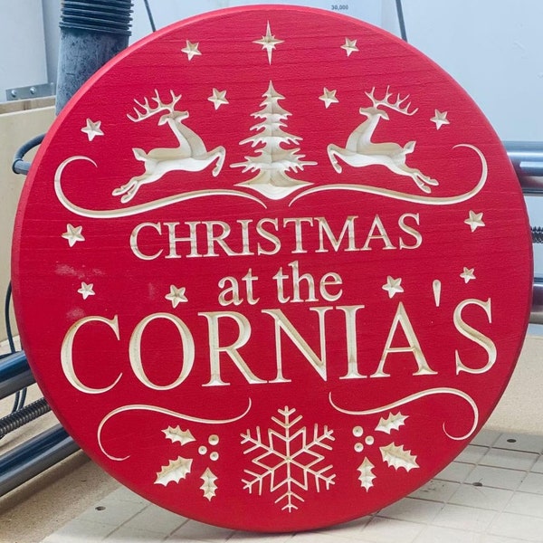 Christmas Cnc Wood Signs - Etsy