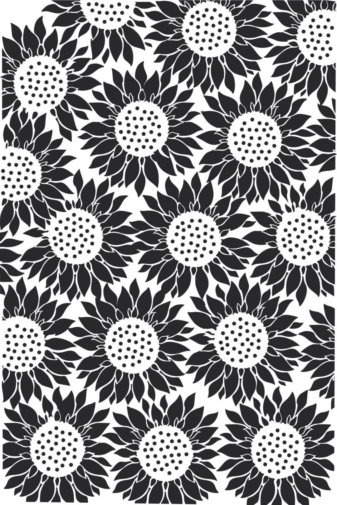 Smaller Sunflower SVG, Digital Adjustable Window Decal File. Car, Truck ...