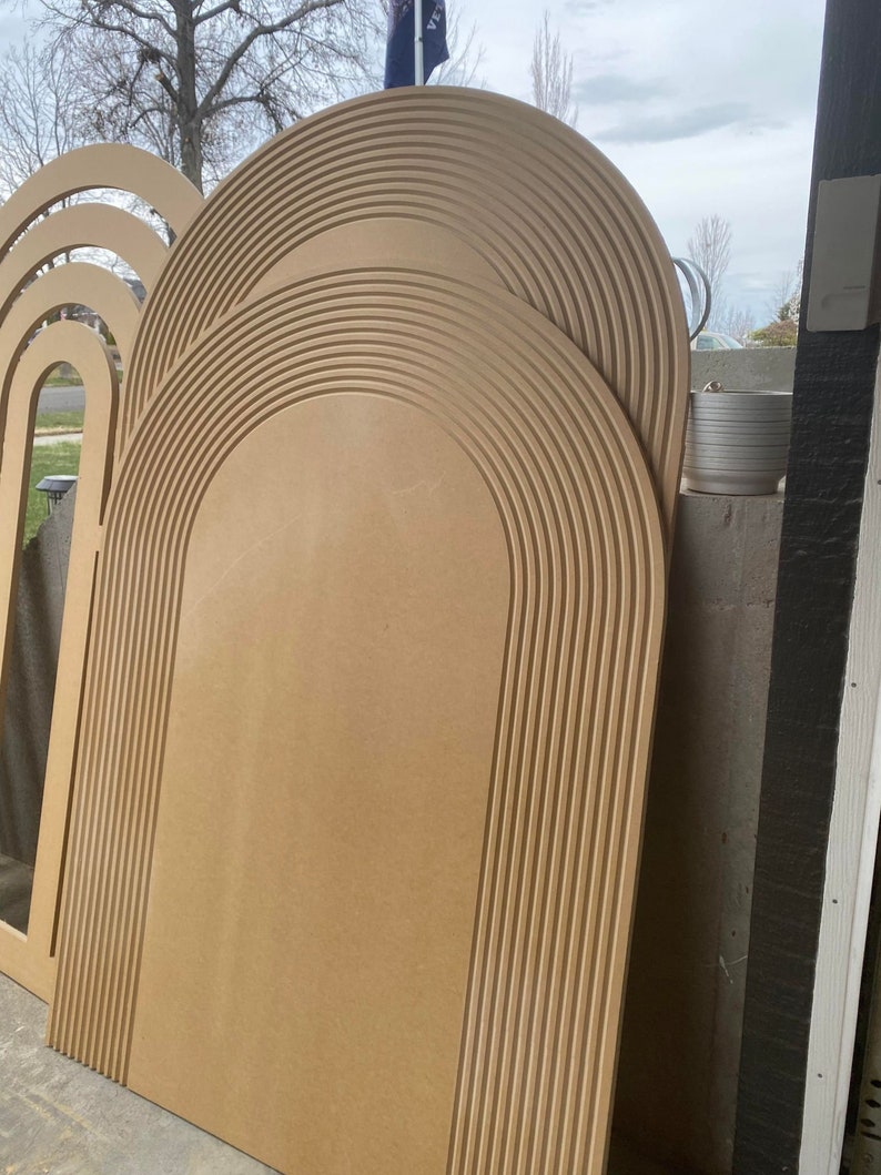 Arched Ripple Backdrop SVG Digital File for CNC. Jpeg - Etsy