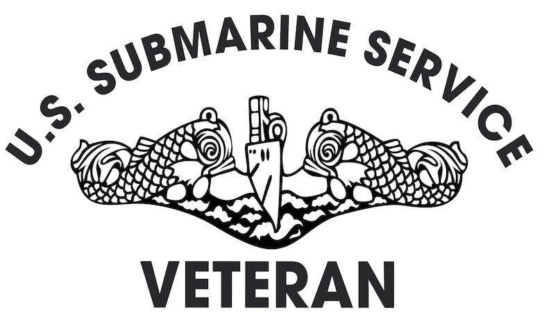 SVG File - US Submarine Service Veteran, T-shirt, Decal, HTV, Vinyl ...
