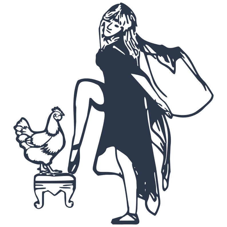 Stevie Nicks, Crazy Chicken Lady, SVG, Cut File - Etsy