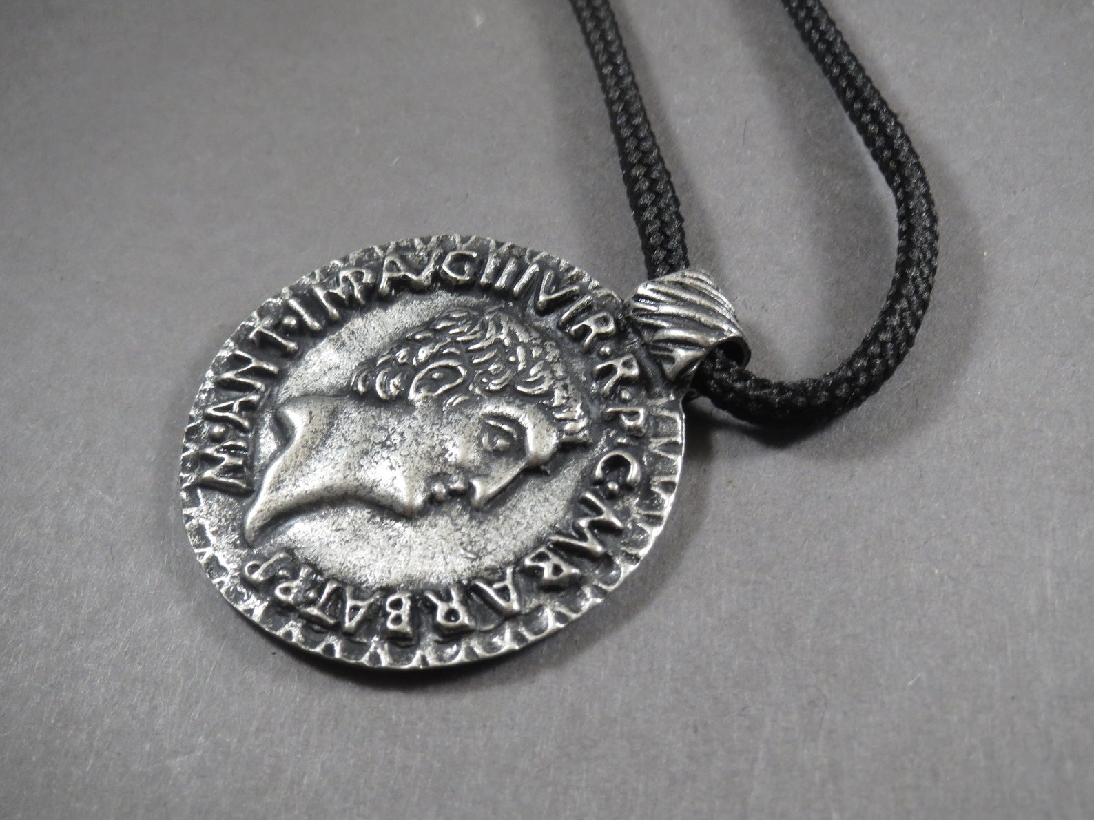 Ancient Roman Mark Antony Pendant NecklaceSymbolExquisite | Etsy