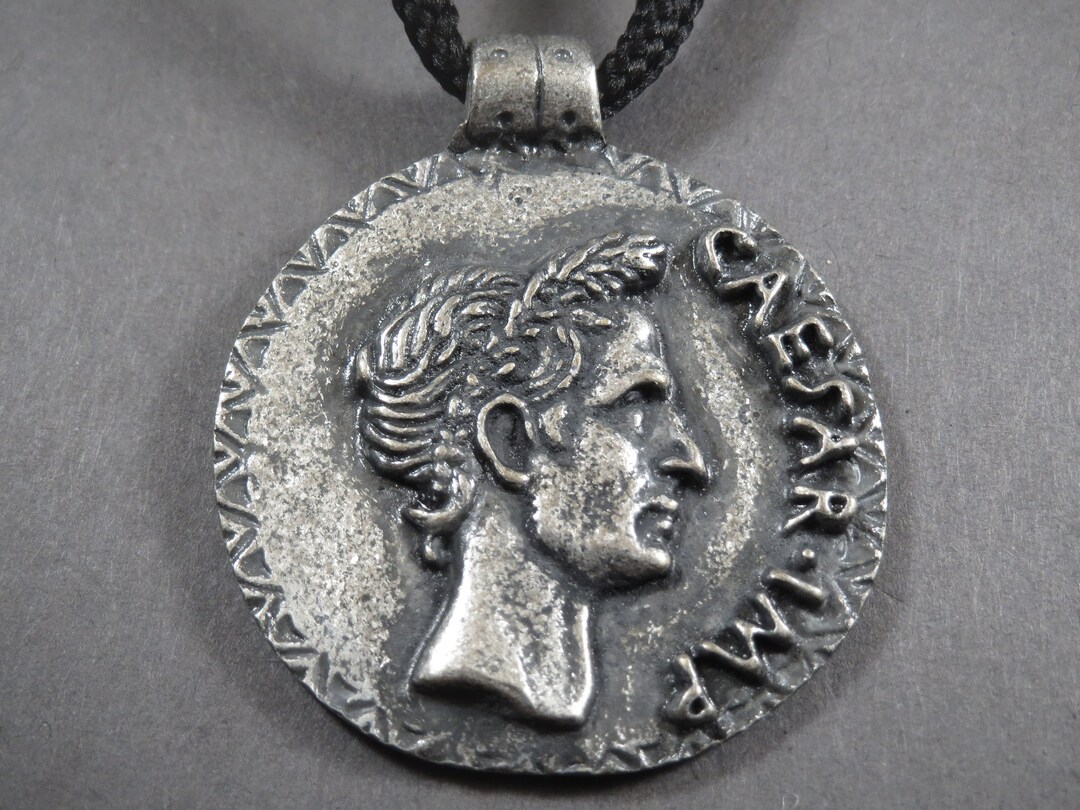 Ancient Roman Emperor's Julius Caesar Pendant, Necklace, Symbol ...