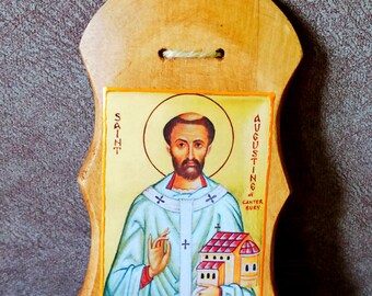 Saint Augustine Icon - Etsy