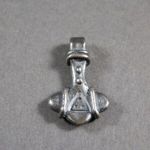 Ancient Viking Norse Highly Detailed Runic Thor's Hammer Amulet Circa ...