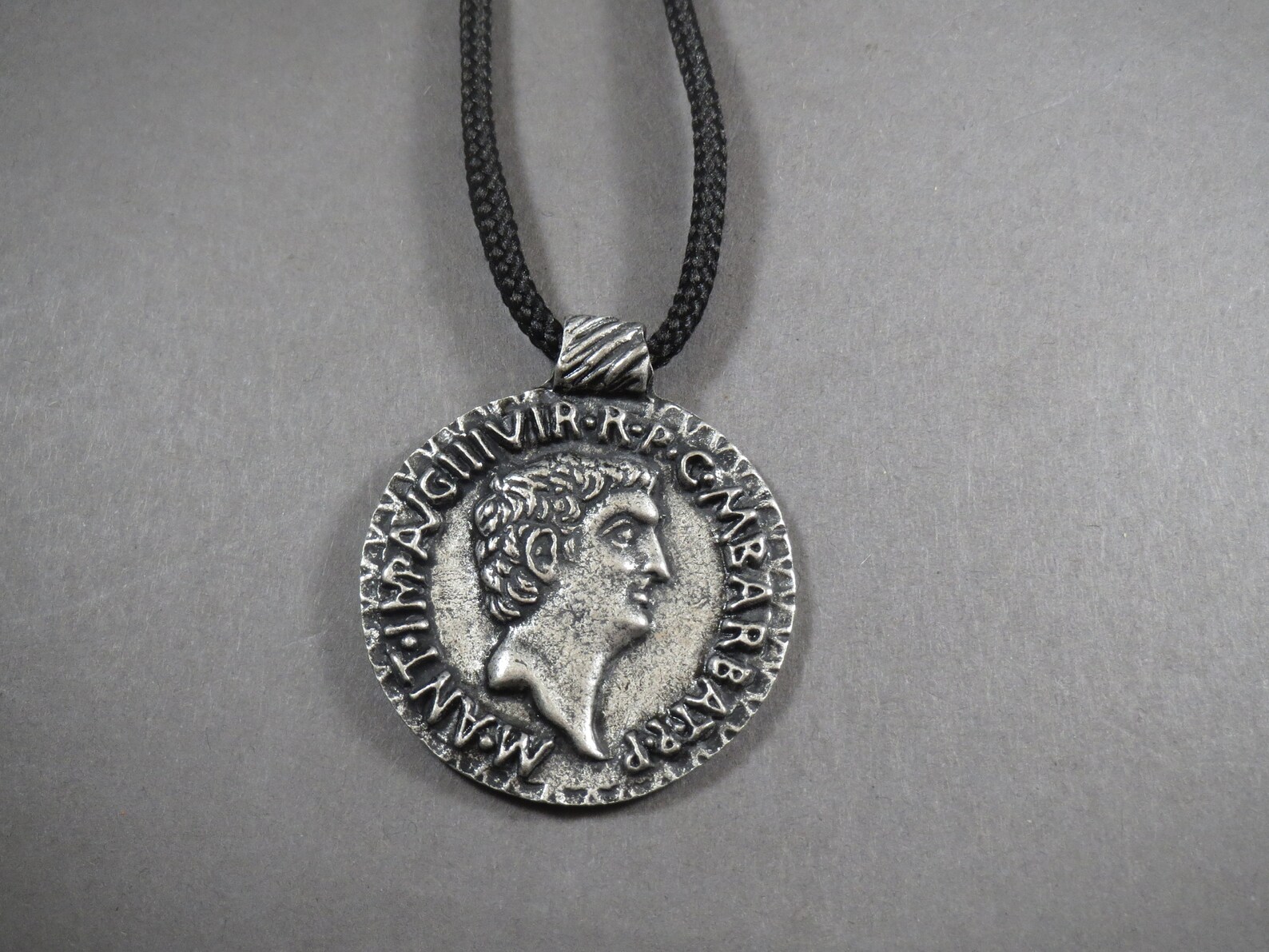 Ancient Roman Mark Antony Pendant NecklaceSymbolExquisite | Etsy