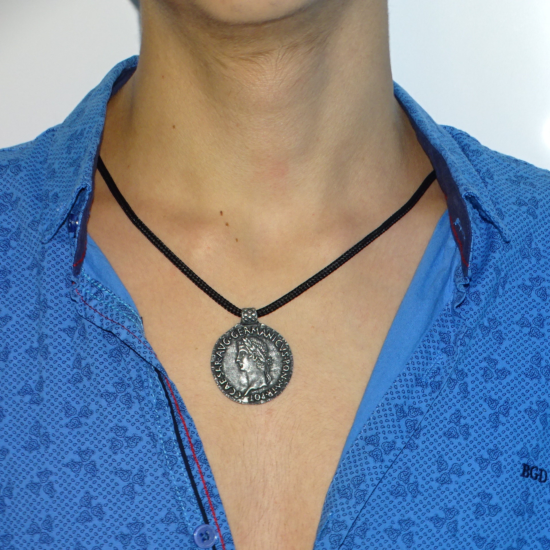 Ancient Roman Emperor's Caligula Pendantnecklace - Etsy