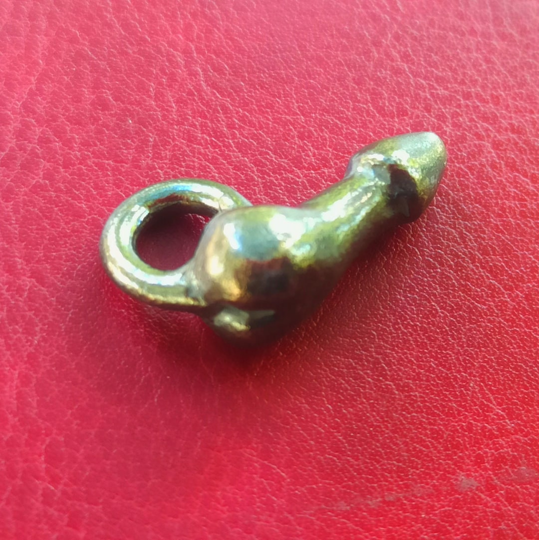 Ancient Roman Silver Phallus Amulet Pendant Talisman Phallic Antique ...