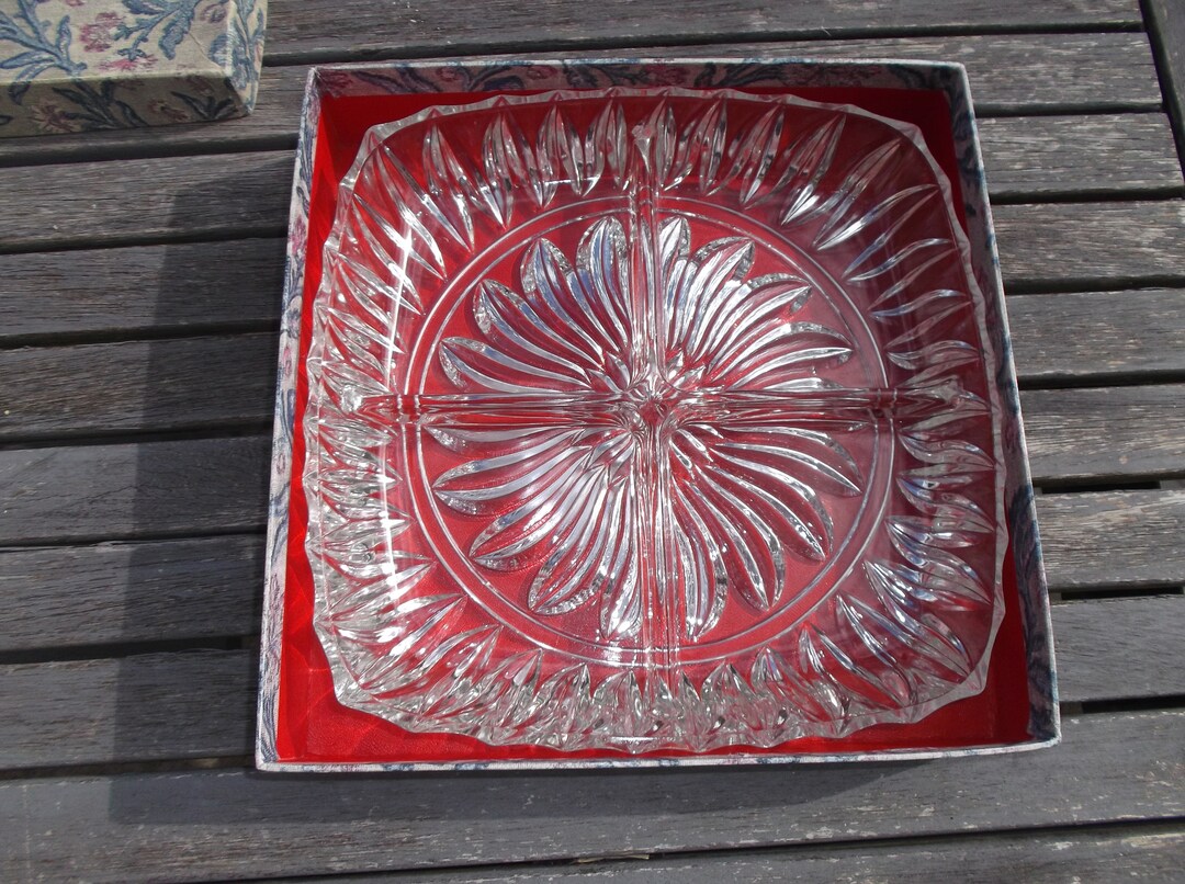 Flat Crystal With Compartments Cocktail - Aperitif French, Flat Service ...