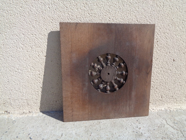 Antique Breton Carved Wooden Panel With Spinning Wheel | Etsy