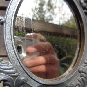 Small Psyche Metal Standing Mirror Table Mirror Baroque - Etsy