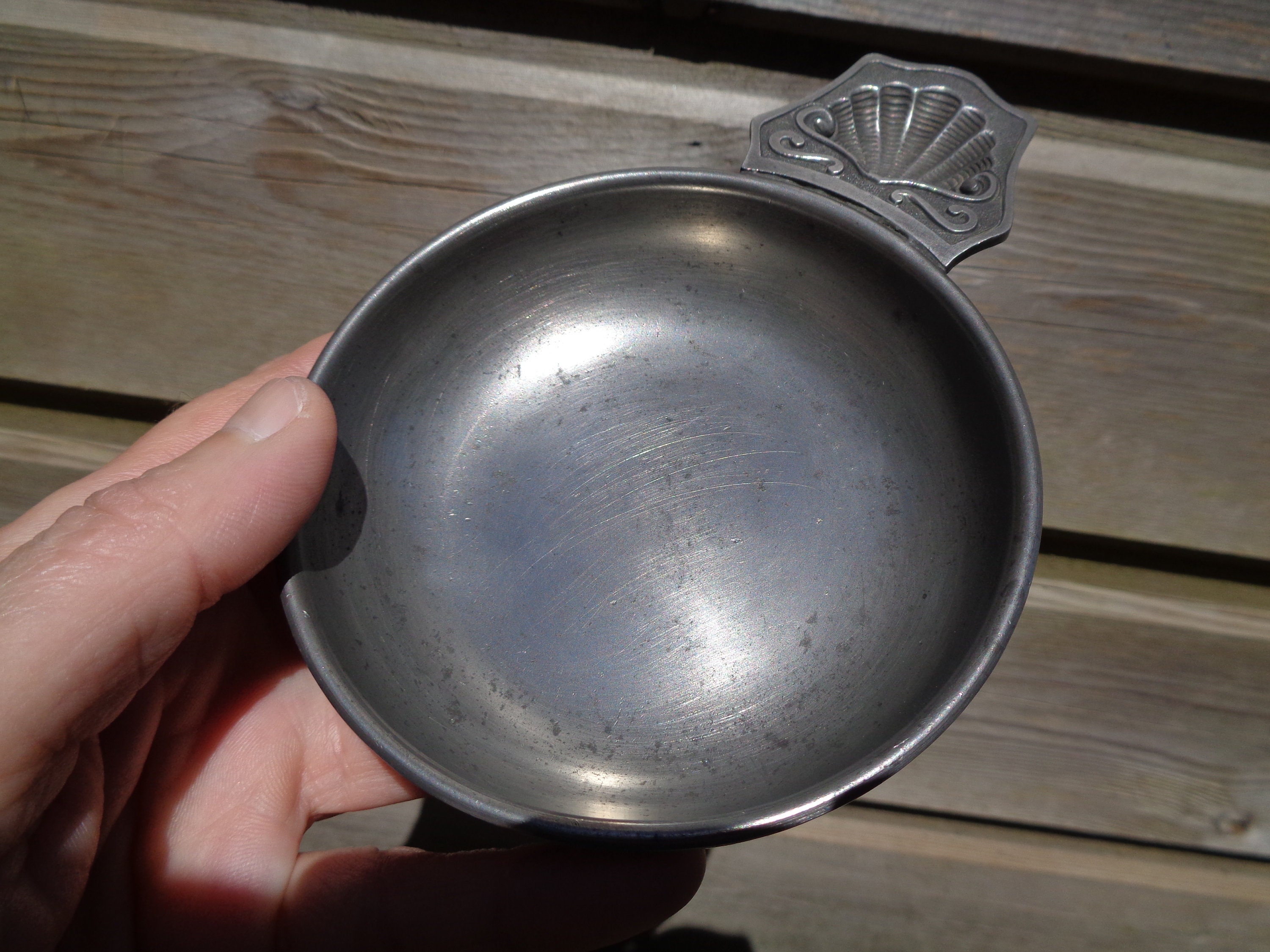Pewter Tastevin, Wine Cup, Wine Test Container, French Vintage - Etsy