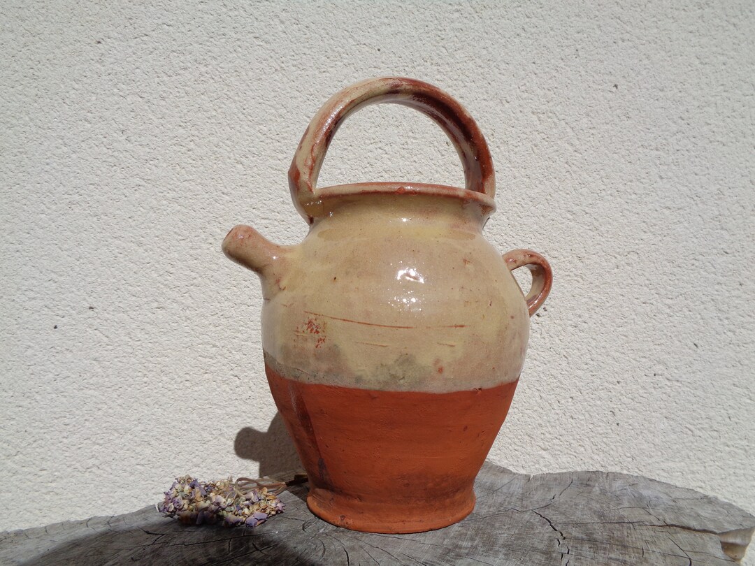 Jug Gargoulette, Gargoyle, Terracotta Pottery, Rustic Pot With Handles ...