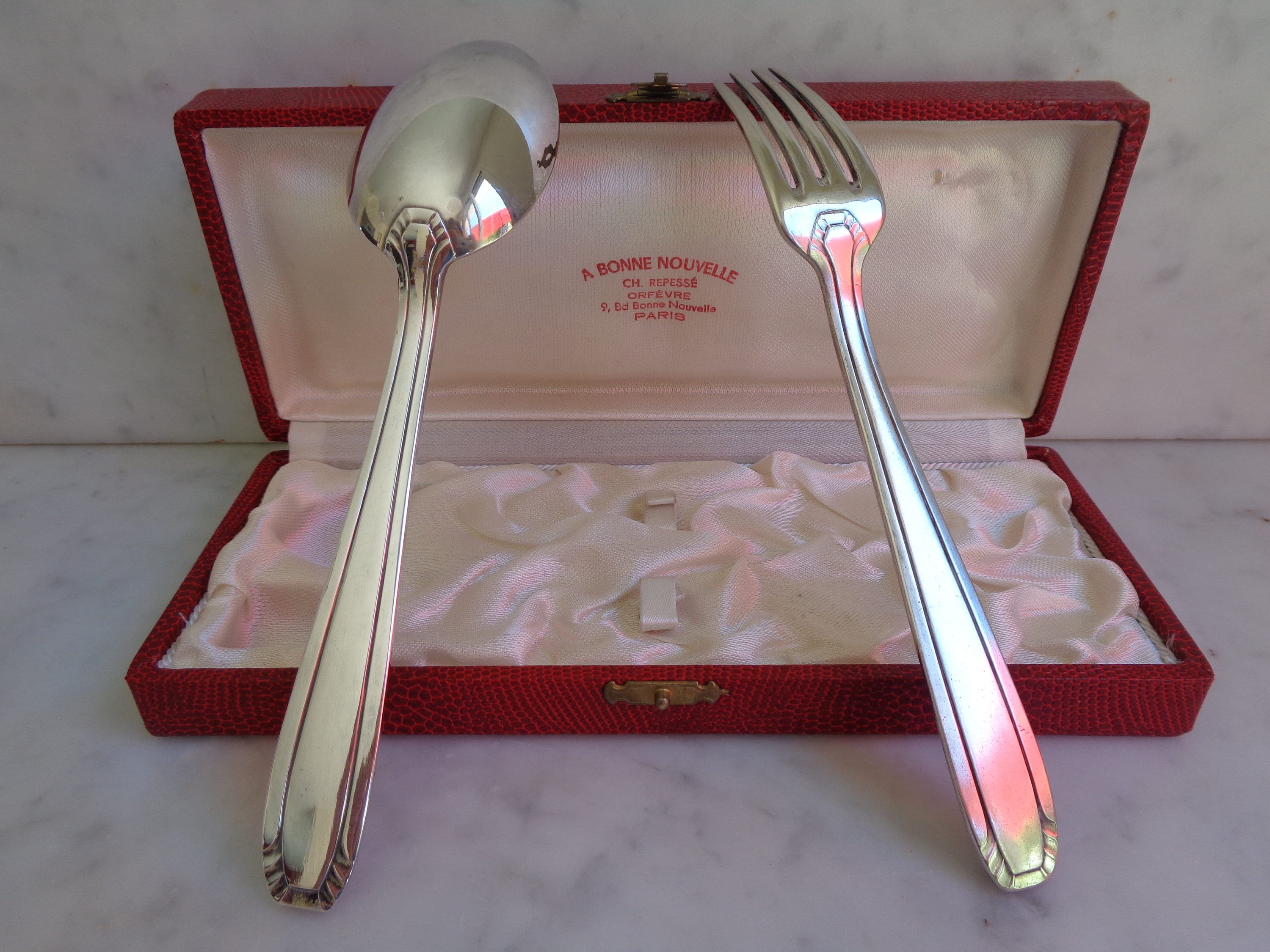 Fork Spoon And Eiffel Tower