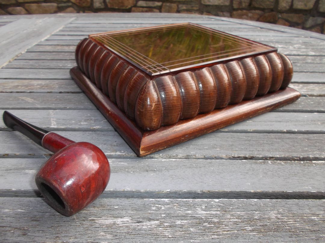 Old Style Box Decorative Art, Wooden Art With Pink Mirror Box Deco ...