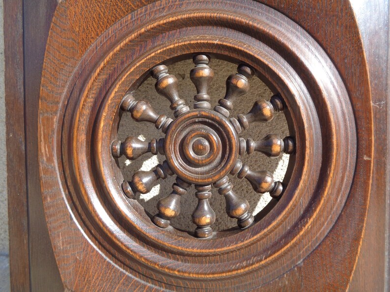 Antique Breton Carved Wooden Panel With Spinning Wheel | Etsy