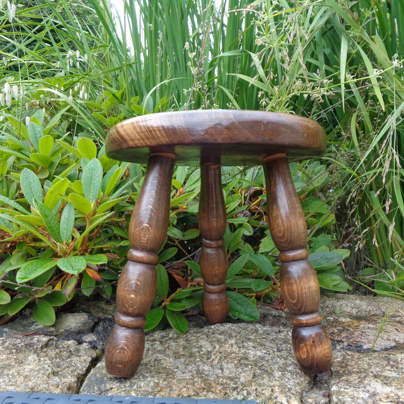 Old Wooden Stool - Etsy