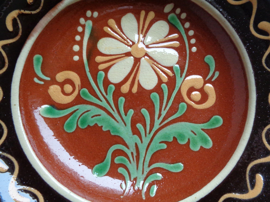 Alsace Pottery Siegfried Soufflenheim, Wall Plate, Handmade, Made in ...