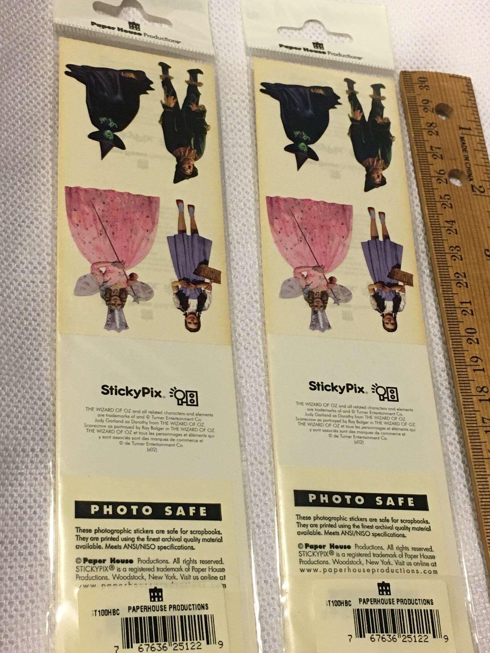 2 Packs of Stickers the Wizard of Oz Stickers 1 1/2 | Etsy