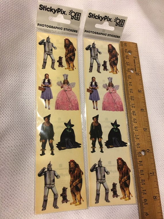 2 Packs of Stickers the Wizard of Oz Stickers 1 1/2 | Etsy