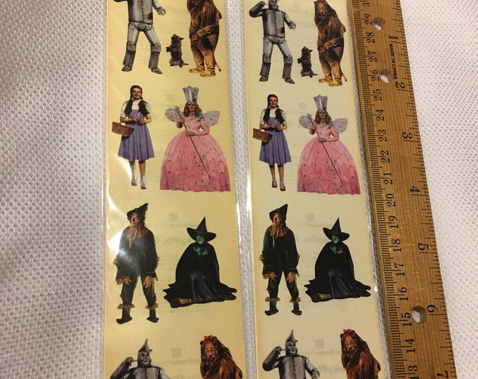 2 Packs of Stickers the Wizard of Oz Stickers 1 1/2 " Paper House ...
