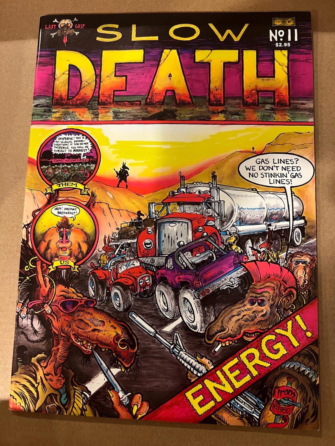 Slow Death Comics Adult Comic Book Good Condition # 11 Art 1992 Sick ...