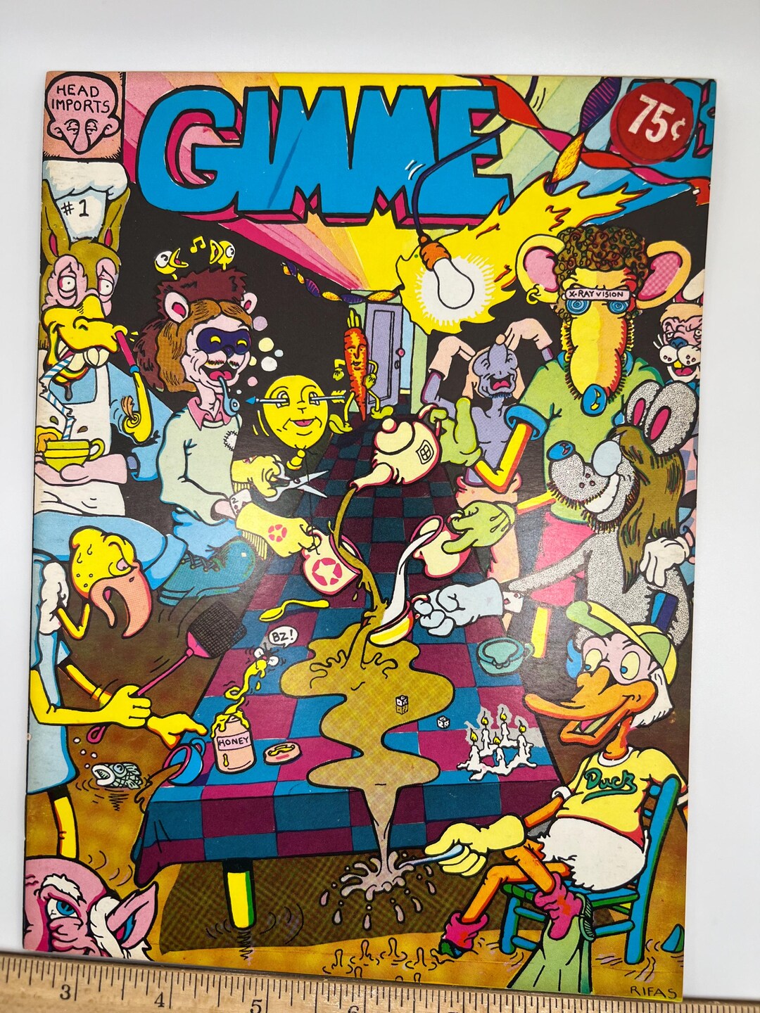 Vintage Number 1 Comics Adult Comic Book Good Condition Comics Head ...
