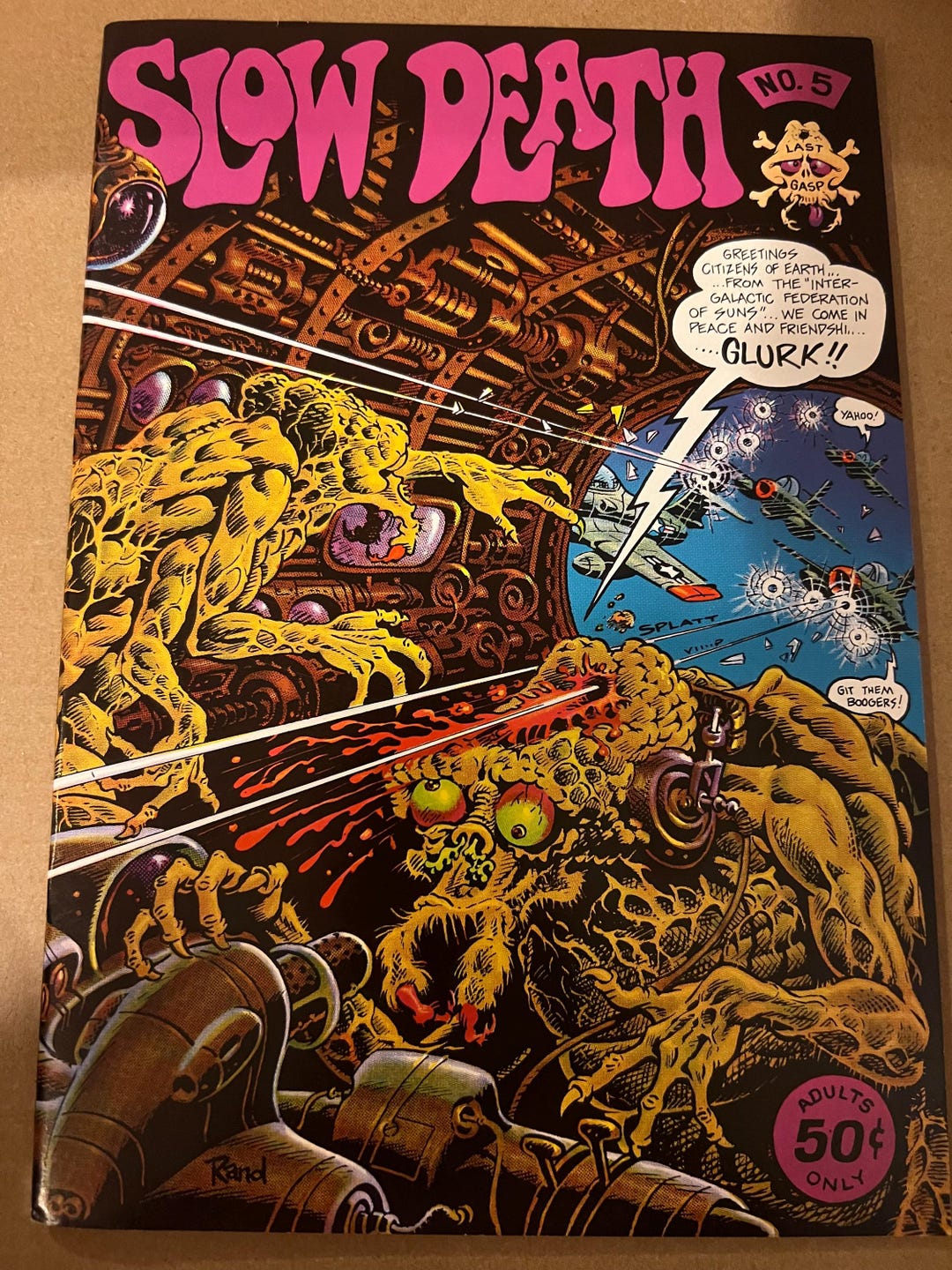 Slow Death Comics Adult Comic Book Good Condition 5 Art First Printing ...