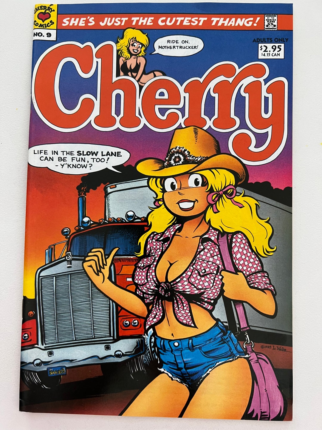 Cherry #9 No. 9 2000 Poptart Larry Welz Comics Adult Comic Book Fine Condition Cherry Comics ...