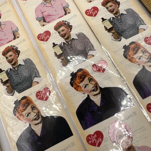 3 Packs of Stickers I Love Lucy Lucille Ball Stickers 1 3/4 X 1 3/4 ...