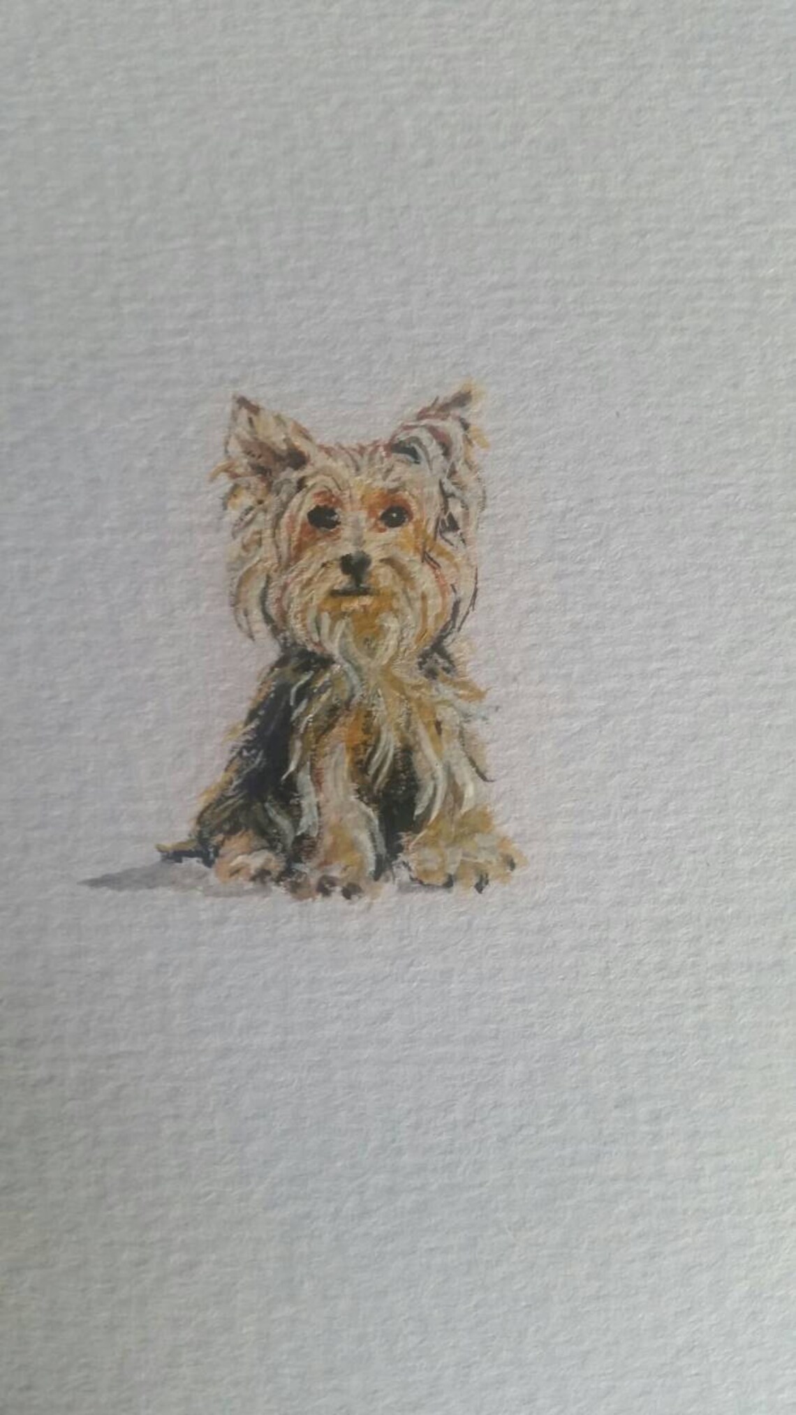 Custom Miniature Dog Painting Custom Miniature Pet Painting | Etsy