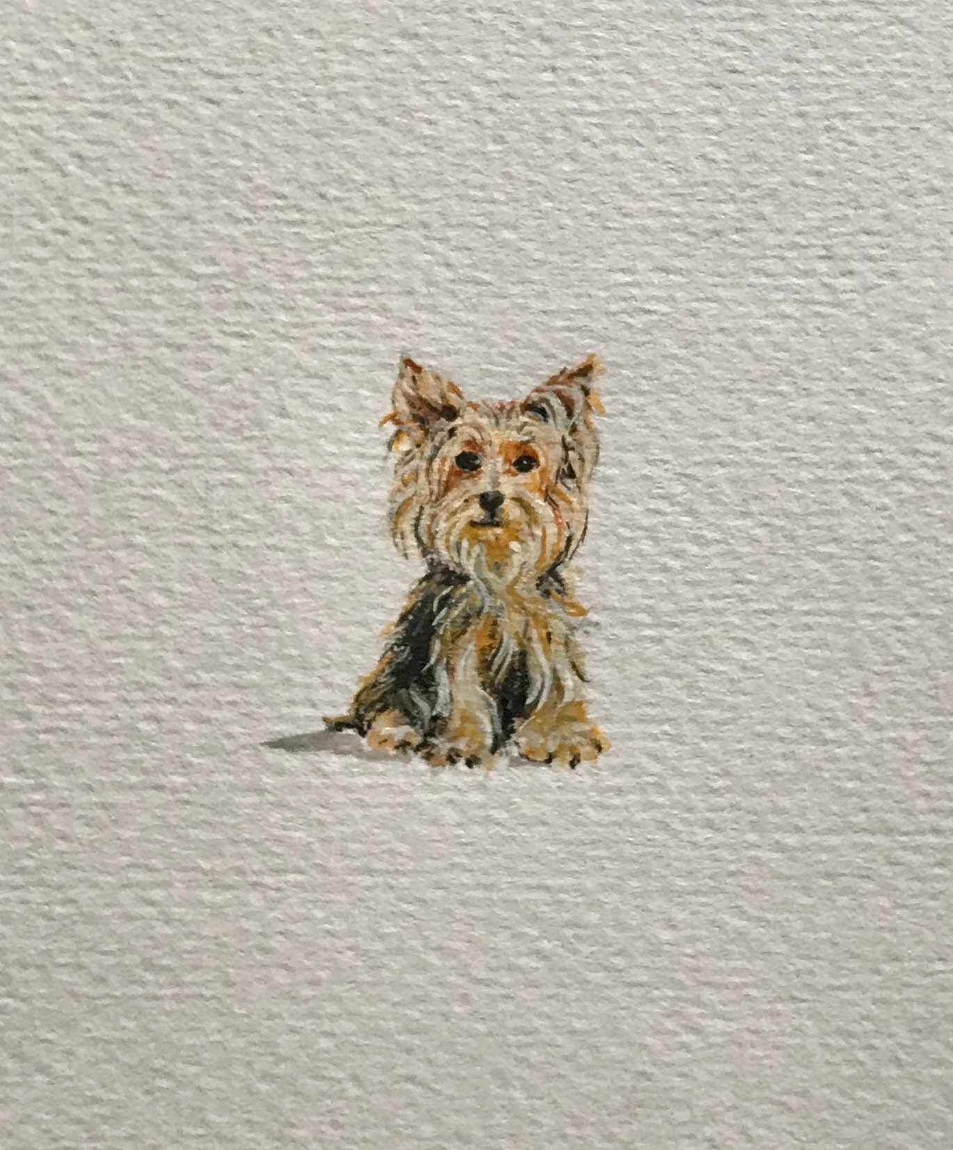 Custom Miniature Dog Painting Custom Miniature Pet Painting | Etsy