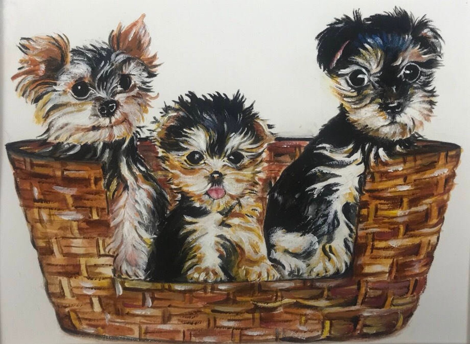 Custom Miniature Dog Painting, Custom Miniature Pet Painting ...