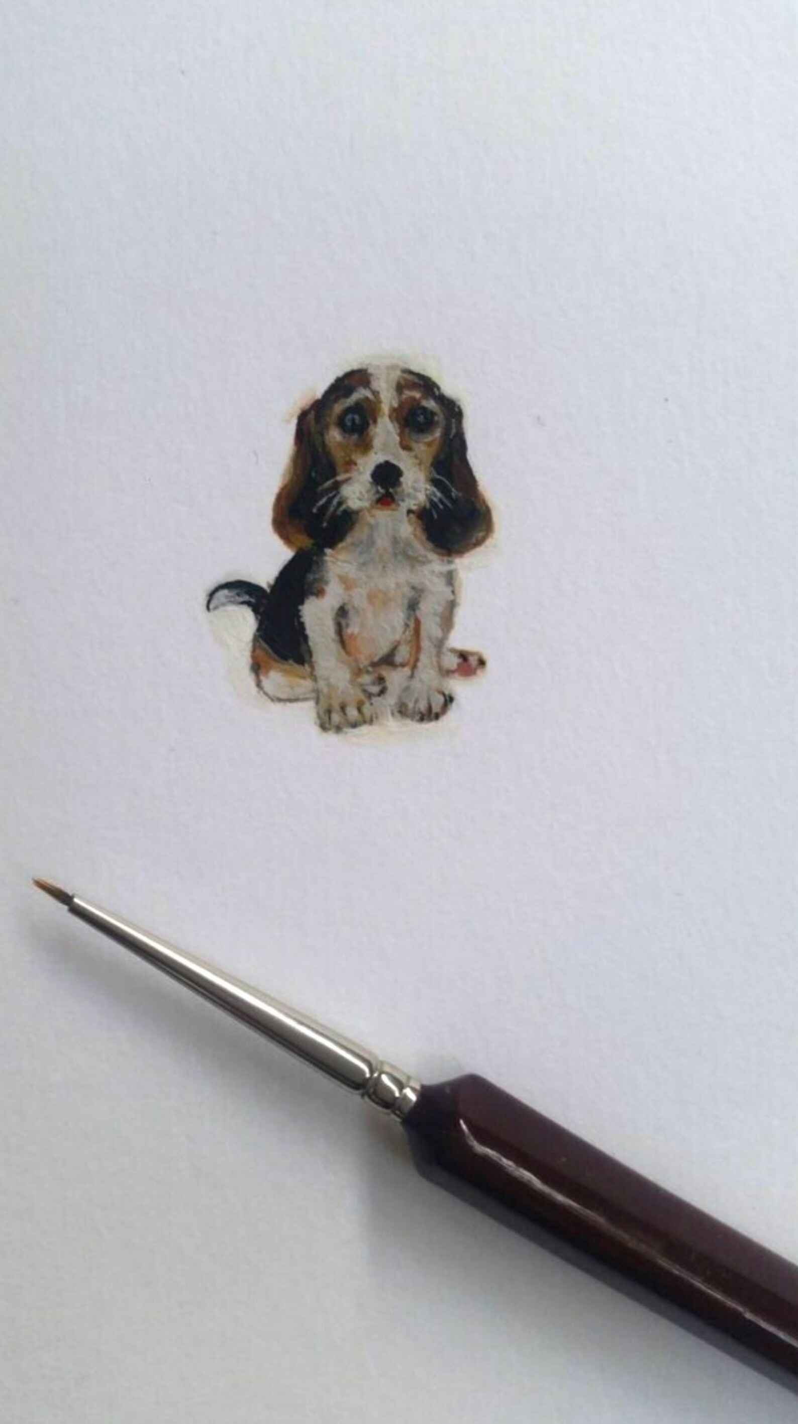 Custom Miniature Dog Painting, Custom Miniature Pet Painting ...