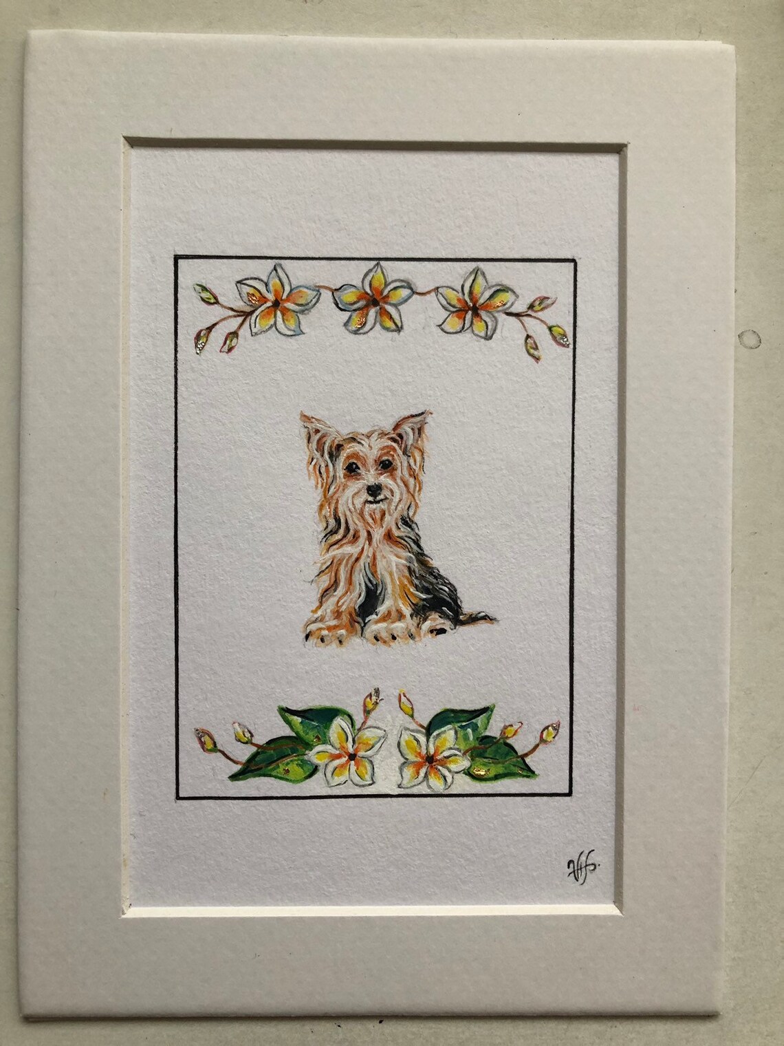Custom Miniature Dog Painting Custom Miniature Pet Painting | Etsy