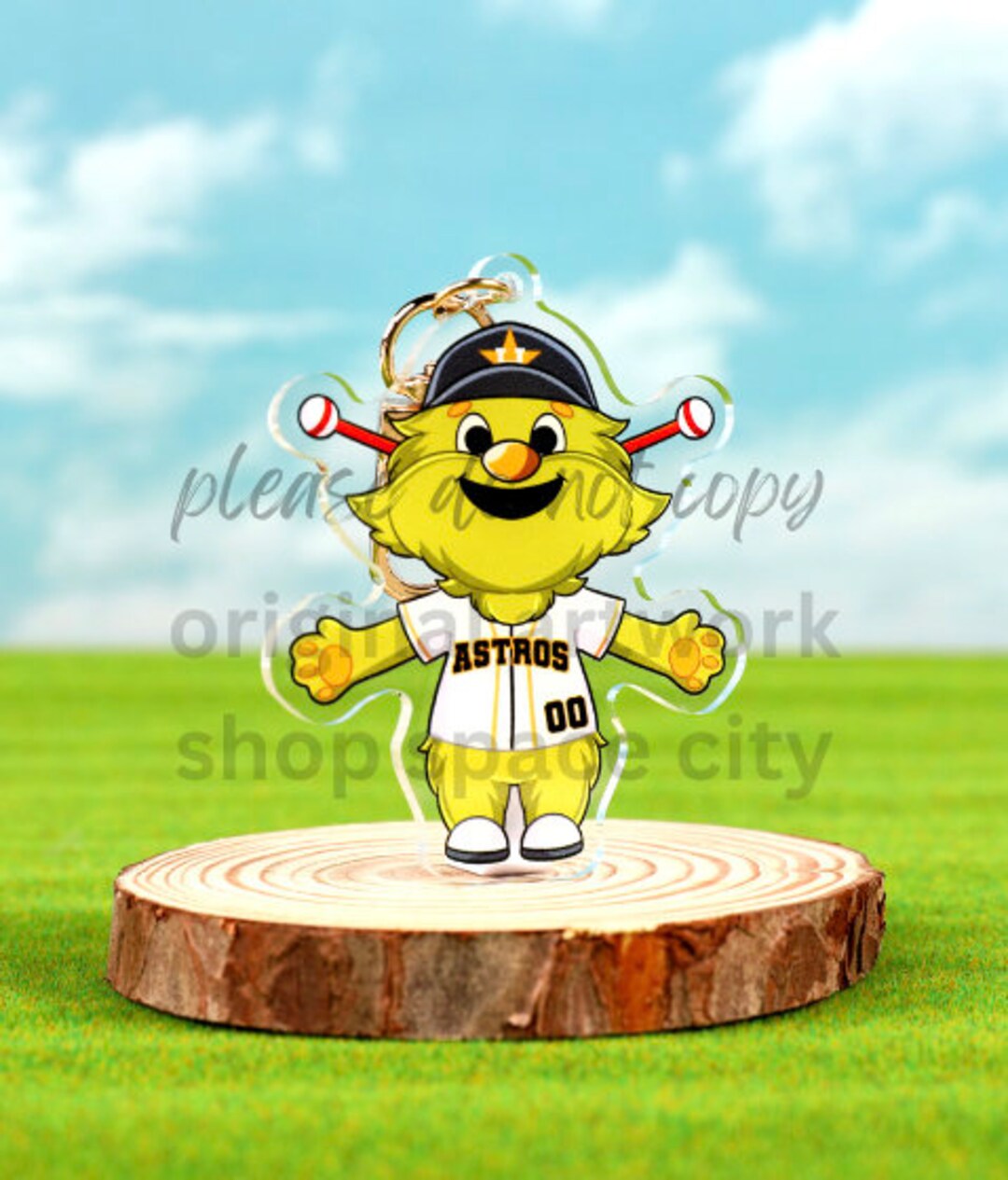 Houston Astros ORBIT Acrylic Keychain / 2.5 in Single Sided - Etsy