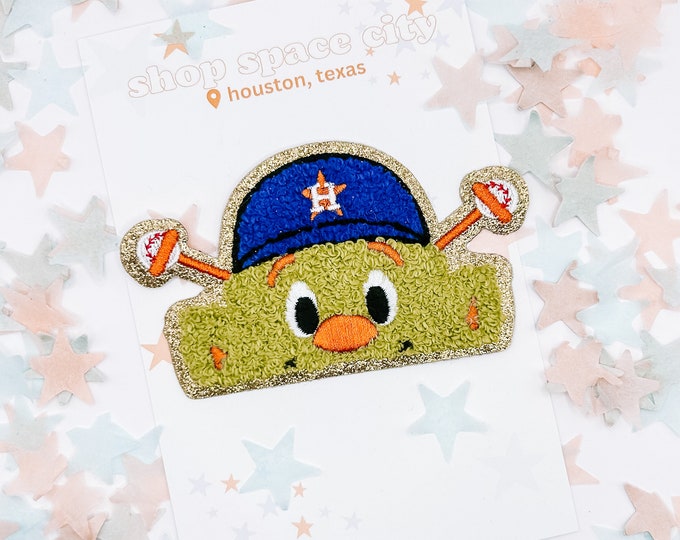 Orbit Patch Houston Astros Baseball Mascot - Etsy