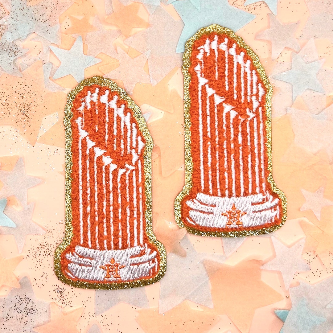 World Series Champions Trophy Patch | Houston Astros | Baseball ...