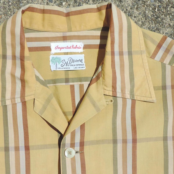 50s Mens Shirt - Etsy