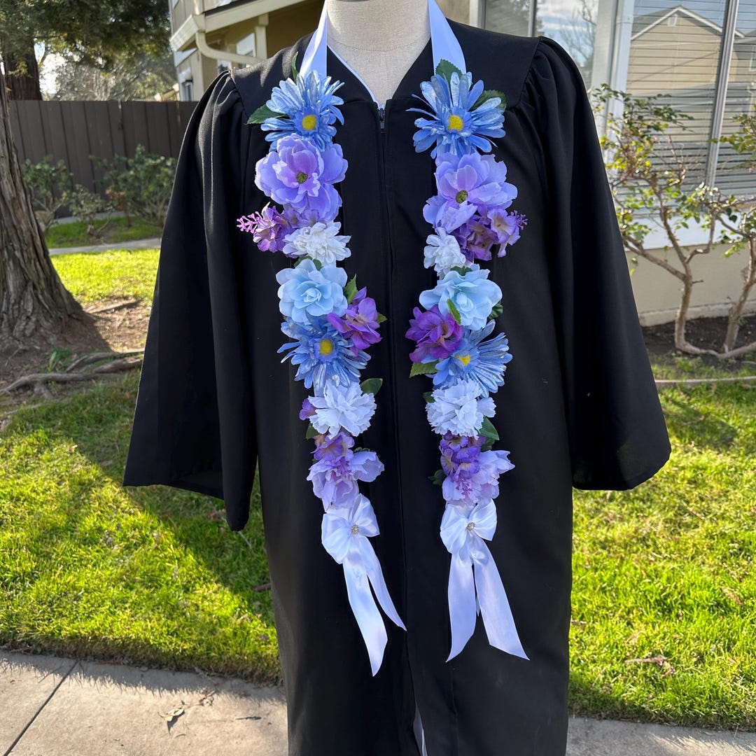 Artificial Flower Graduation Lei - Etsy