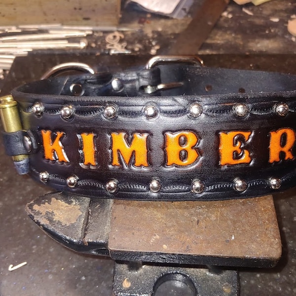 Bullet Dog Collar - Etsy